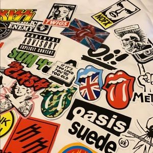 Accessories | 10 Piece Super Rad Band Vinyl Sticker Set | Poshmark